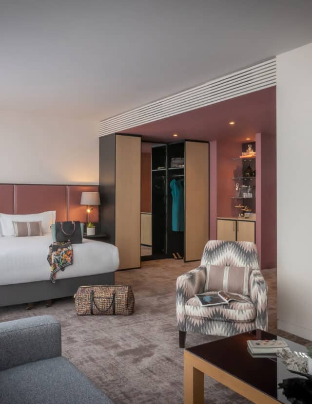 Junior Suite With River View & Balcony | Hotel Suites Dublin